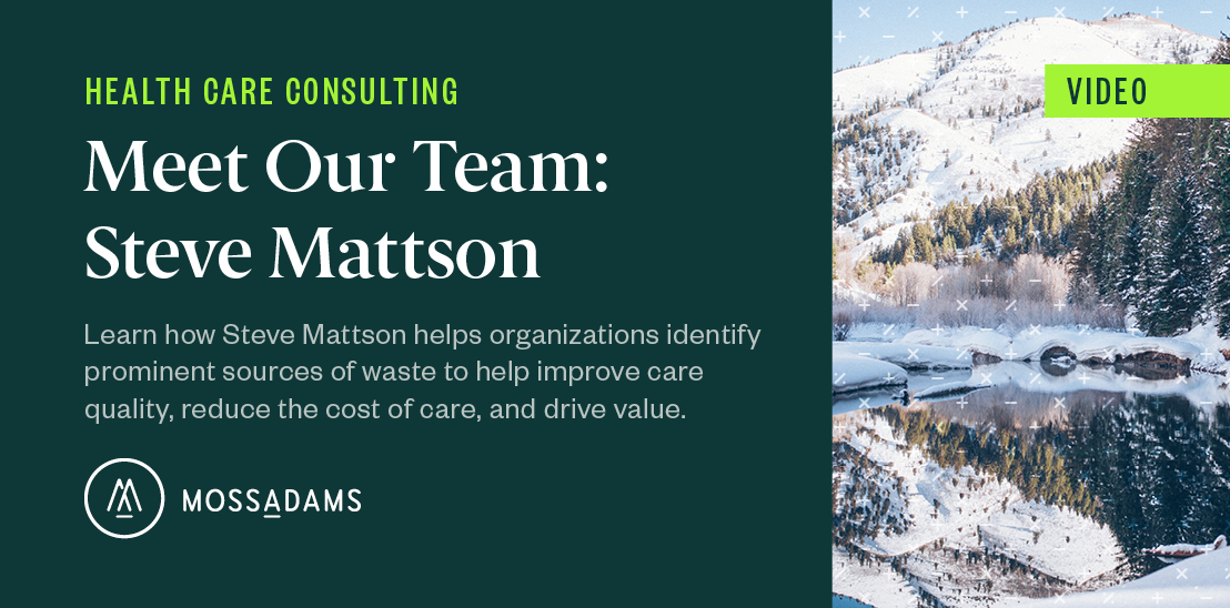Meet Our Lean Health Care Coaches: Steve Mattson