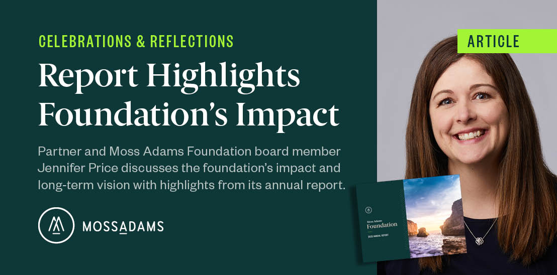 2023 Moss Adams Foundation Annual Report